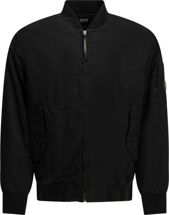 C.P. Company C.p. Company - Bomber T-Flatt avec lentille - Homme - Vestes - Noir - Taille: M