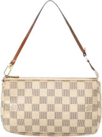 Louis Vuitton Pre-owned Sacs Louis Vuitton en toile - Femme - Pre-owned - Blanc - Taille: ONE Size