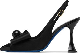 Loriblu Femme, Chaussures, Noir, Taille: 39 EU Escarpins Slingbacks avec