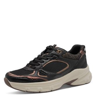 Tamaris Femme Damen Sneaker Low 1-23759-45 Basket, Black Bronce, 40 EU