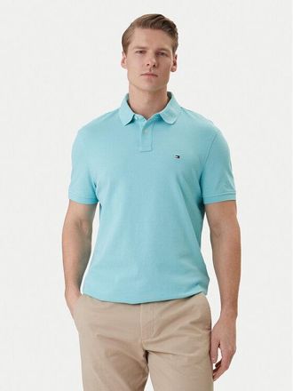 Tommy Hilfiger Poloshirt 1985 MW0MW17770 T&uuml;rkisfarben Regular Fit