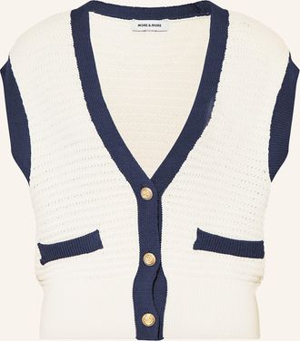 More & More More & More Strickweste weiss