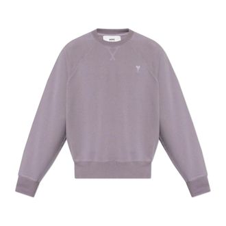 Ami Sweatshirt mit Logo - - Sweatshirts & Hoodies - Herren - Lila - S