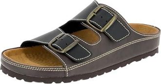 Lico Homme Natural Man Baskets Basses, Marron (Braun/Schwarz Braun/Schwarz), 44 EU