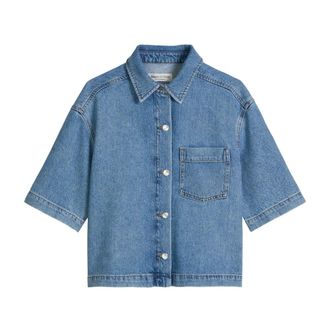 Marc O'Polo Damen, Blusen & Hemden, Blau, LGr&ouml;&szlig;e