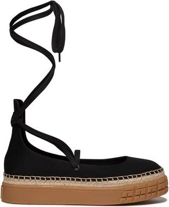 Prada Ballerines &agrave; lacets en satin