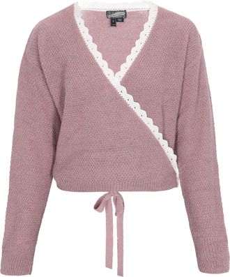 Dreimaster Dreimaster Strickjacke Frauen Vintage-Rose