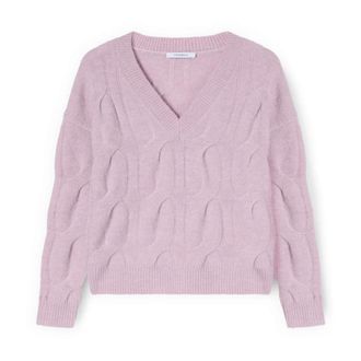 Motivi Damen, Strickwaren, Lila, SGröße