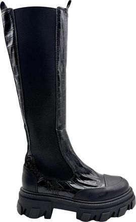 Ganni Femme, Chaussures, Noir, Taille: 39 EU High Bottes