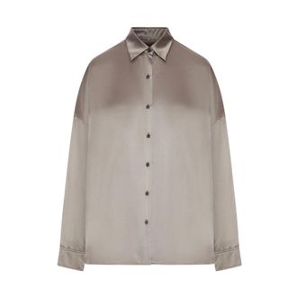 Dries Van Noten Damen, Blusen & Hemden, Grau, SGr&ouml;&szlig;e