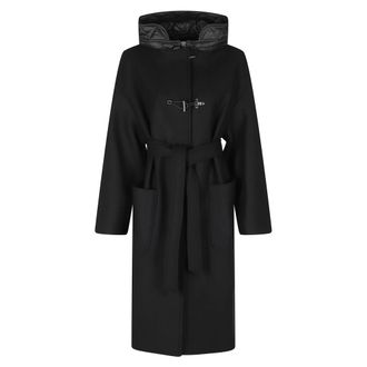 Fay Manteau ceintur&eacute; - Femme - Manteaux - Noir - Taille: 40 FR