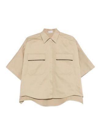 Brunello Cucinelli Chemise - Camel