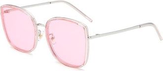 Generic Lunettes De Soleil D&eacute;coratives En M&eacute;tal For Hommes Et Femmes, Id&eacute;ales For Les F&ecirc;tes, Les Vacances Et Le Sport.(Pink)