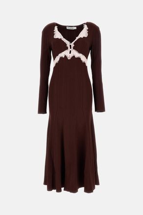 Self Portrait Kleid Aus Strickware