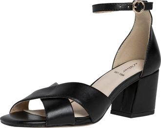 s.Oliver Sandale mit Absatz 5-5-28308-38 Schwarz Red Label