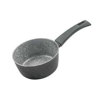 Zanetti Casserole antiadhésive 20 cm DURAPIETRA, adaptée à toutes les tables de cuisson, y compris induction, deux poignées, revêtement haute épaisseur, diamè