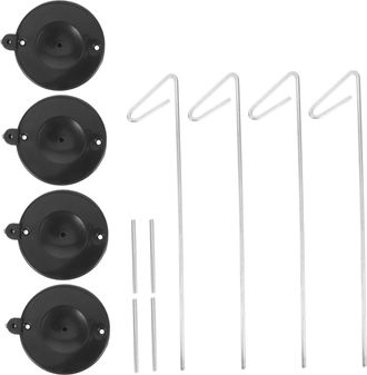 Artibetter 4 Stücke Verstellbarer Nähmaschinen-spulenhalter mit Stabilem Kunststoffsockel Einzelfadenständer für Präzise Garnführung Kompatibel für Stickerei Qui