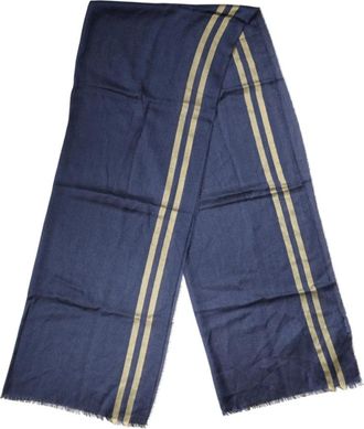 Dolce & Gabbana Femme, Accessoires, Bleu, Taille: ONE Size Cache-cou Ch&acirc;le en Cachemire