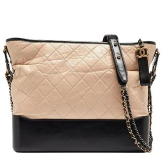 Chanel Pre-owned Gabrielle Hobo Bag - Femme - Pre-owned - Beige - Taille: ONE Size
