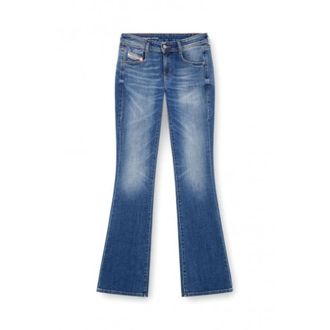 Diesel Bootcut Jeans mit niedriger Taille - - Jeans - Damen - Blau - W27 L34