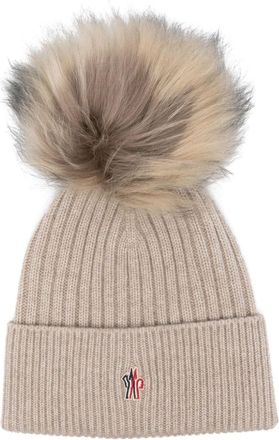 Moncler Beanie aus Kaschmir - Nude