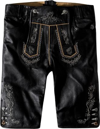 Stockerpoint Damen Lederhose Roxanne I Gr&ouml;&szlig;e 34-44 I Bequeme Trachtenhose mit filigranen Stickereien I Aus 100% hochwertigem Leder I Perfekt f&uuml;r Trachten & Festlic