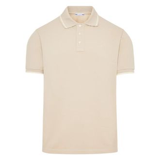 Jacob Cohen Baumwoll-Poloshirt mit gesticktem Logo - - Tops - Herren - Beige - L