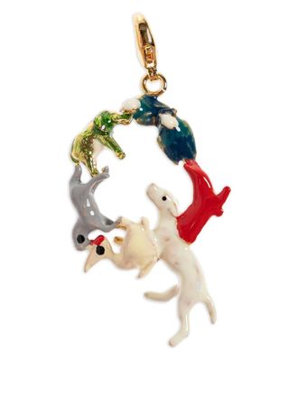 Marni pendentif à design animalier - Tons neutres