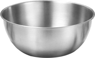 Generic Schüssel aus Edelstahl - Küchenbecken in Lebensmittelqualität zum Kochen und Backen, dicke Salatschale mit Skala | strapazierfähige Haushaltsschüssel 