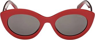 Pucci Femme, Accessoires, Rouge, Taille: 53 MM Lunettes de soleil