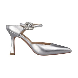 Alma En Pena Schuh mit juwelenbesetzter Schnalle und Absatz - - Shoes - Damen - Grau - 40 EU