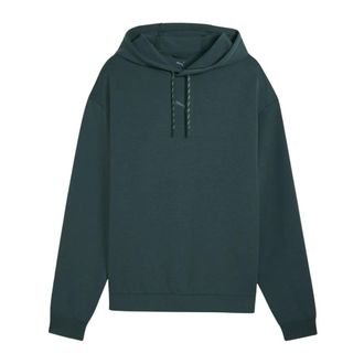 Puma Sport Logo Play Fleece Hoodie - - Sport - Herren - Gr&uuml;n - L