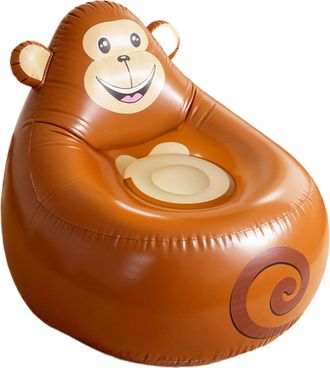 Generic Aufblasbarer Tierstuhl f&uuml;r Kinder - 31,5 Zoll PVC-Kinderlounge | AFFE Panda Schaf tragbare Cartoon aufblasbare Sofa f&uuml;r Camping Hinterhof Terrasse Ind