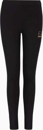 Emporio Armani Emporio Armani Ea7, Femme, Sport, Noir, Taille: 36 FR Evolution Leggings en jersey de coton stretch