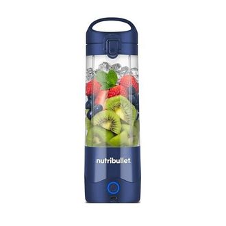 NutriBullet portable blender, blender portable, 475ml sans BPA, mini blender, blender multifonctions, chargeur USB-C, plus de 15 cycles de mixage, Bleu nuit, NBP0