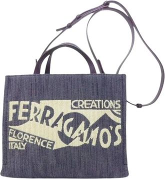 Ferragamo Damen, Pre-Owned, Blau, ONE SIZEGr&ouml;&szlig;e