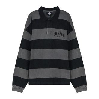 Represent Gestreiftes Poloshirt - - Tops - Herren - Schwarzk - XL