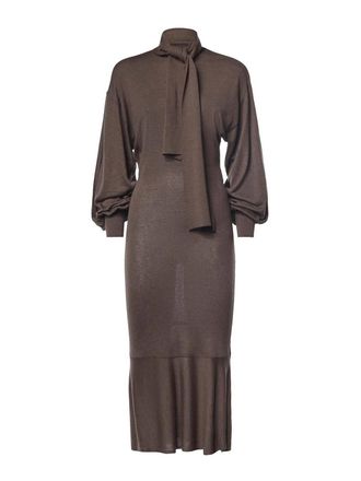 Jacquemus Pull Col Roul&eacute; - Marron