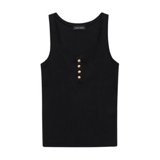 Anine Bing Femme, Tops, Noir, Taille: 38 FR Alessia Henley Tank