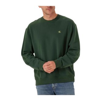 Calvin Klein Monogramm-Sweatshirt f&uuml;r M&auml;nner - - Sweatshirts & Hoodies - Herren - Gr&uuml;n - S