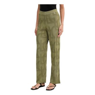 Lola Casademunt Logo-Jacquard-Hose - - Trousers - Damen - Gr&uuml;n - M