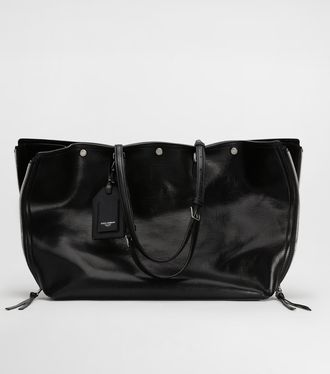 Dolce & Gabbana Atene Calfskin Shopping Bag - Mann Shopper Schwarz Onesize