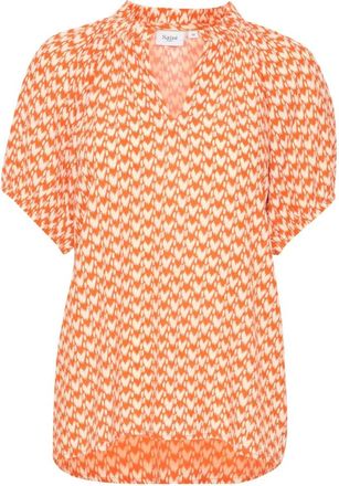 Saint Tropez Blusen & Hemden - - Blouses & Shirts - Damen - Orange - XS