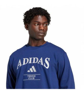 adidas Performance Sweatshirt Heritage Graphic (Retro-Look, Baumwolle) navyblau Herren