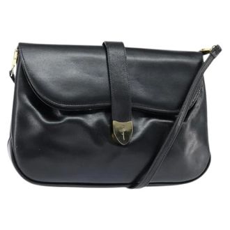 Ferragamo Sac bandouli&egrave;re en cuir Pre-owned - Femme - Pre-owned - Noir - Taille: ONE Size