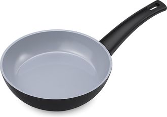 STONELINE Keramikpfanne 24cm, auch f&uuml;r &ouml;l- und fettfreies Braten, Kratzfeste Antihaftbeschichtung, induktionsgeeignet