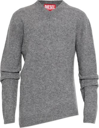 Diesel Pull K-Andie - Homme - Pulls - Gris - Taille: M