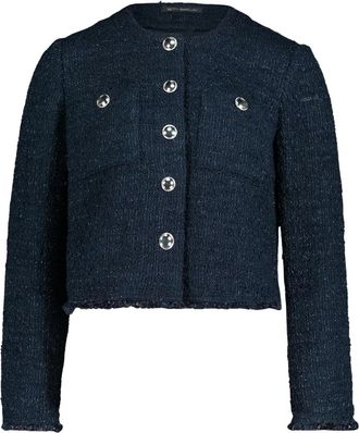 Betty Barclay Kurzer strukturierter Blazer - - Jackets - Damen - Blau - 2XL
