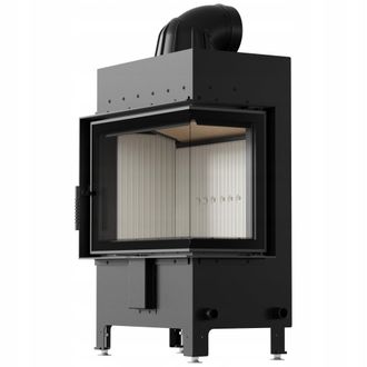 Kratki Kamin aus Stahl 12 kW Lucy Rechts fi 200 Kamineinsatz BImSchV Stufe 2 EEK A