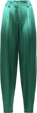 Genny Femme, Pantalons, Vert, Taille: 38 FR Wide Pantalons